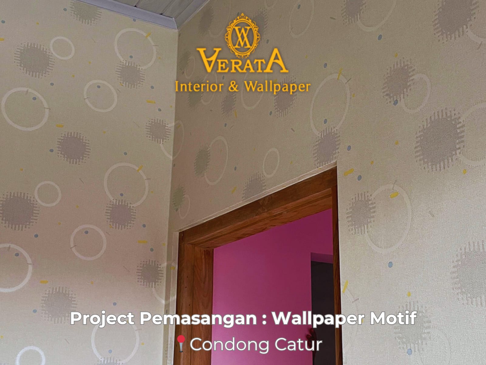 Proyek Pemasangan Wallpaper Minimalis Condong Catur Klien Bapak Pras ...